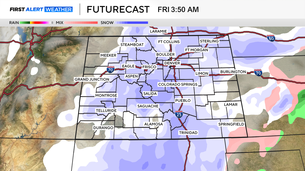 Accumulating snow is back in the forecast for Denver