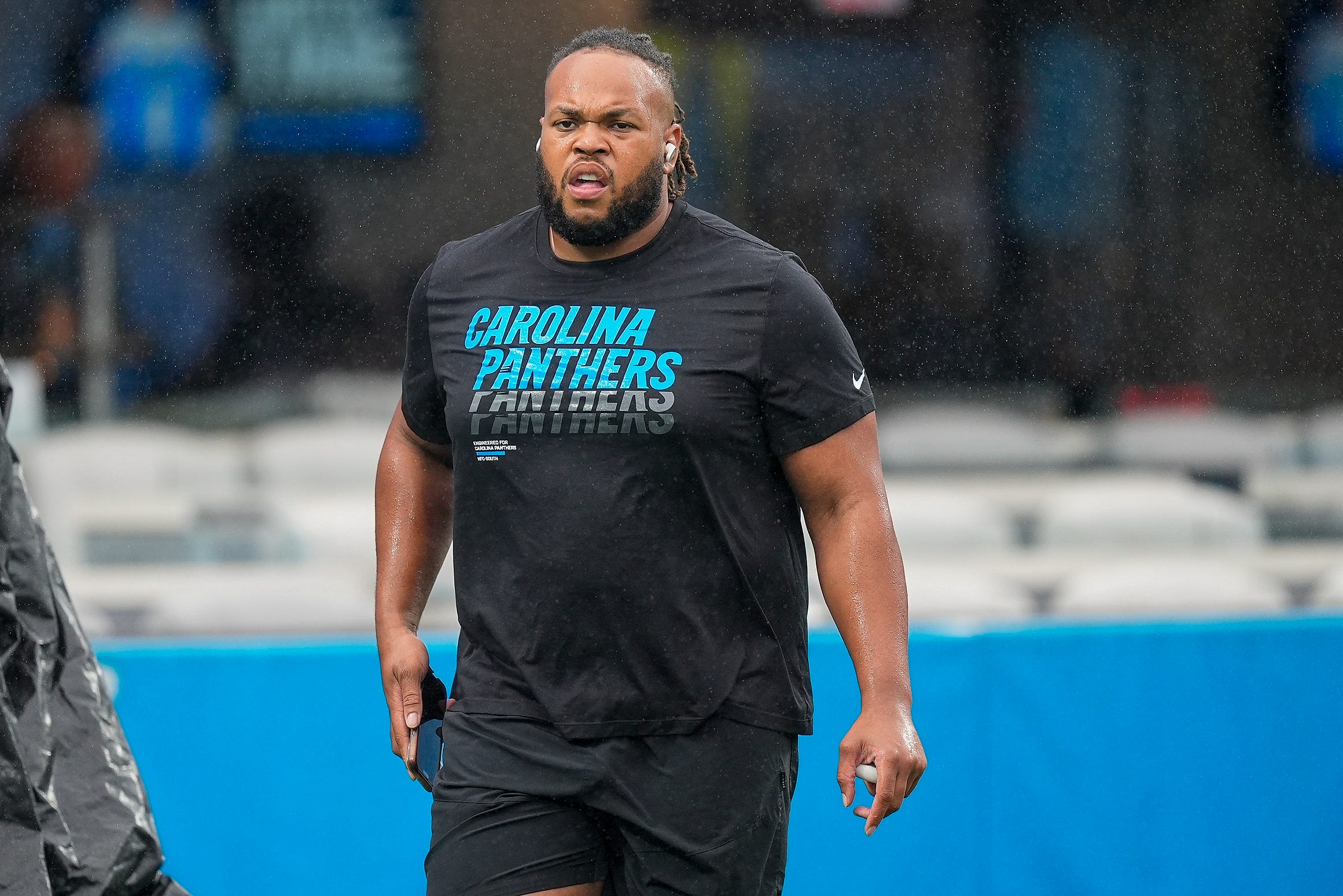 Panthers HC Dave Canales talks G Robert Hunt's outlook for wild-card game