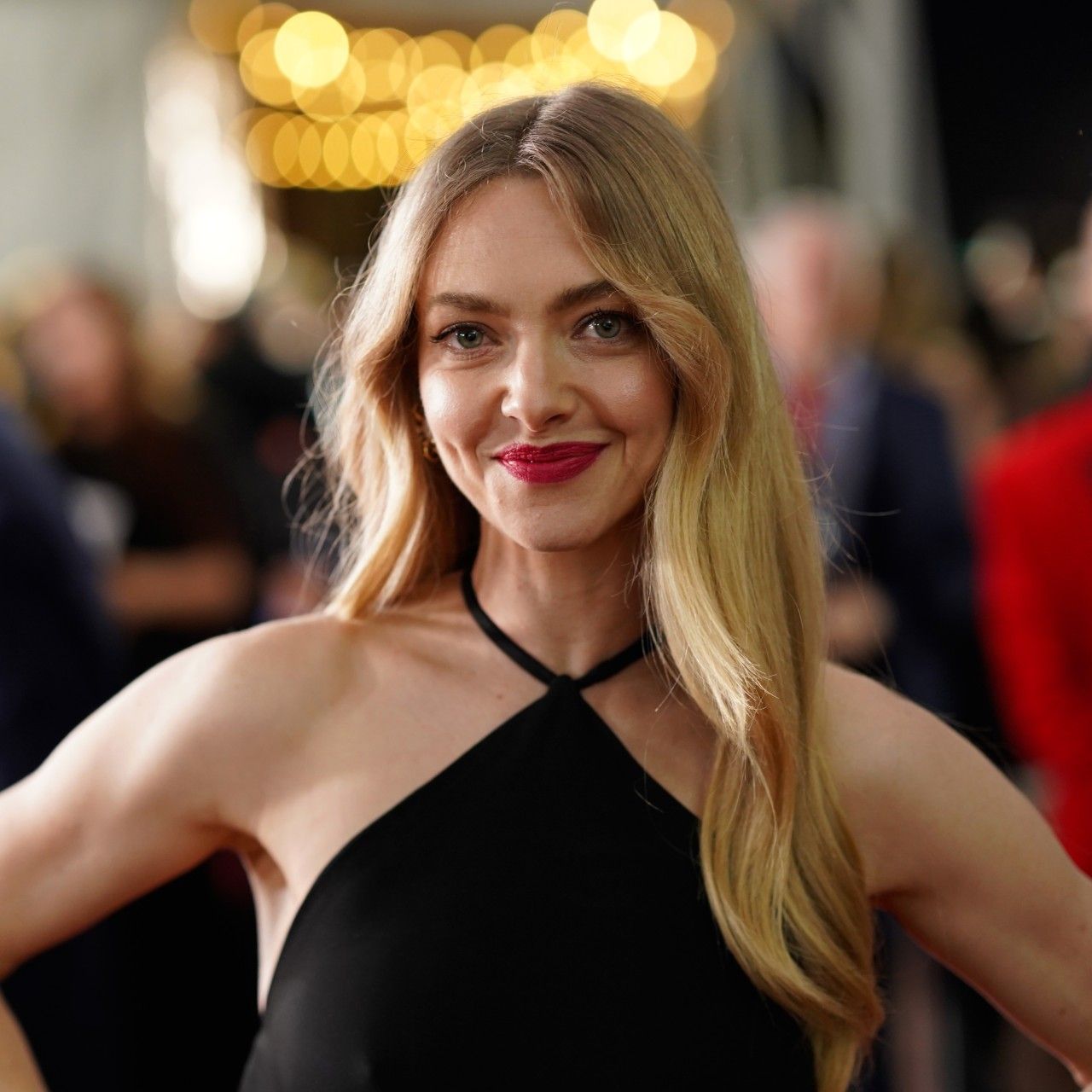 Amanda Seyfried's sleek Barbie ponytail is a red carpet icon