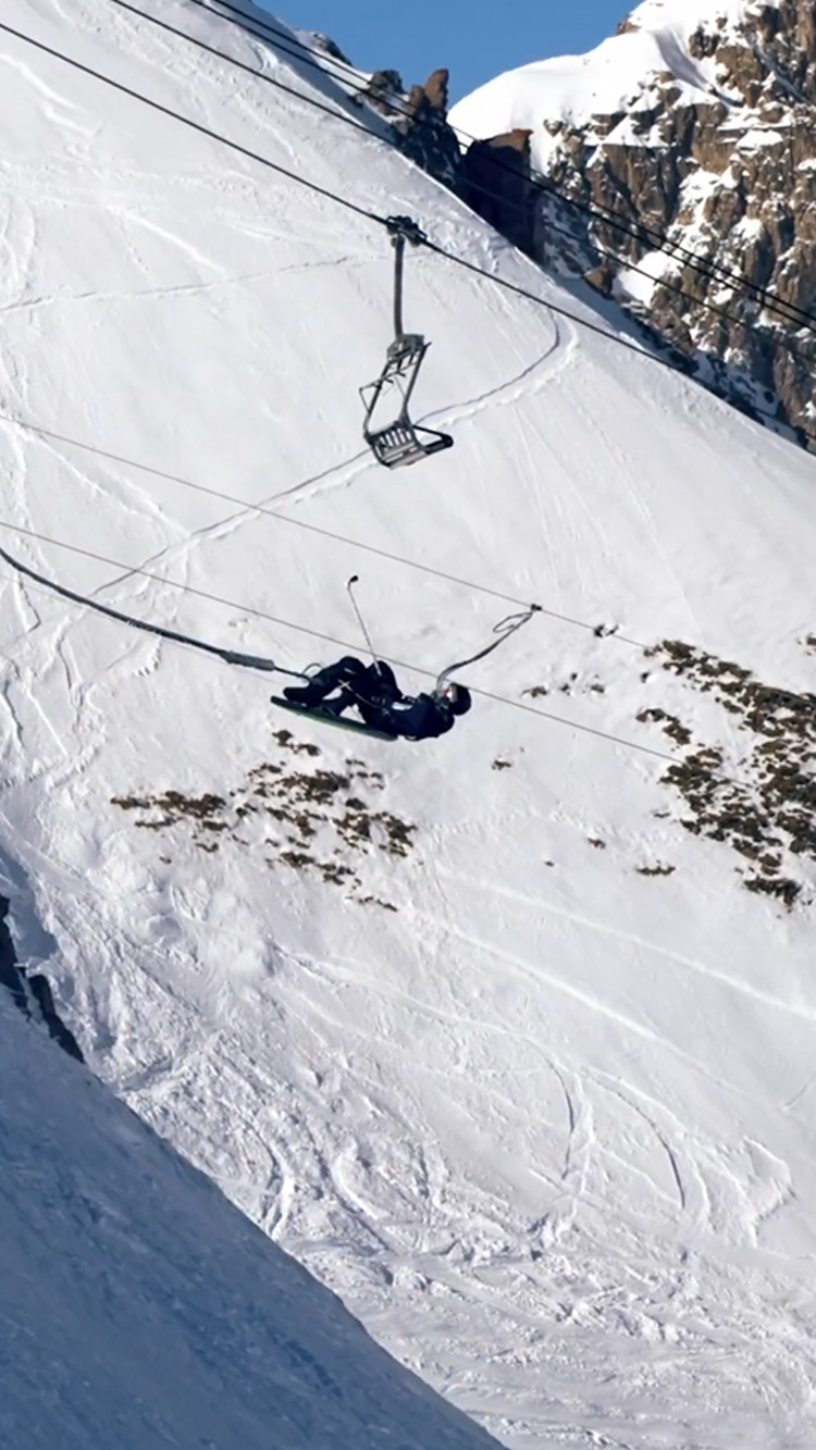 Can you survive a ski jump backward?