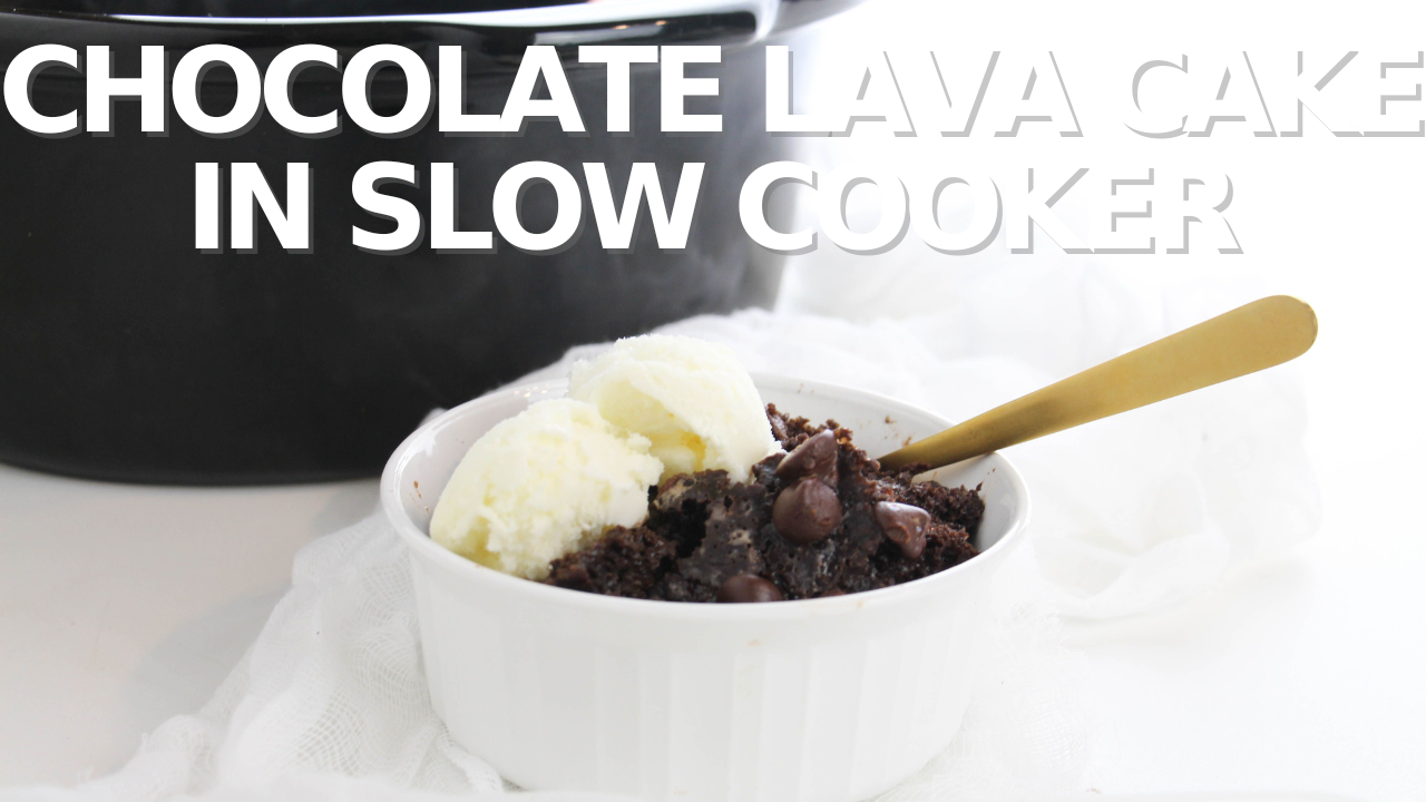 Chocolate lava cake in slow cooker--Crock-Pot chocolate heaven