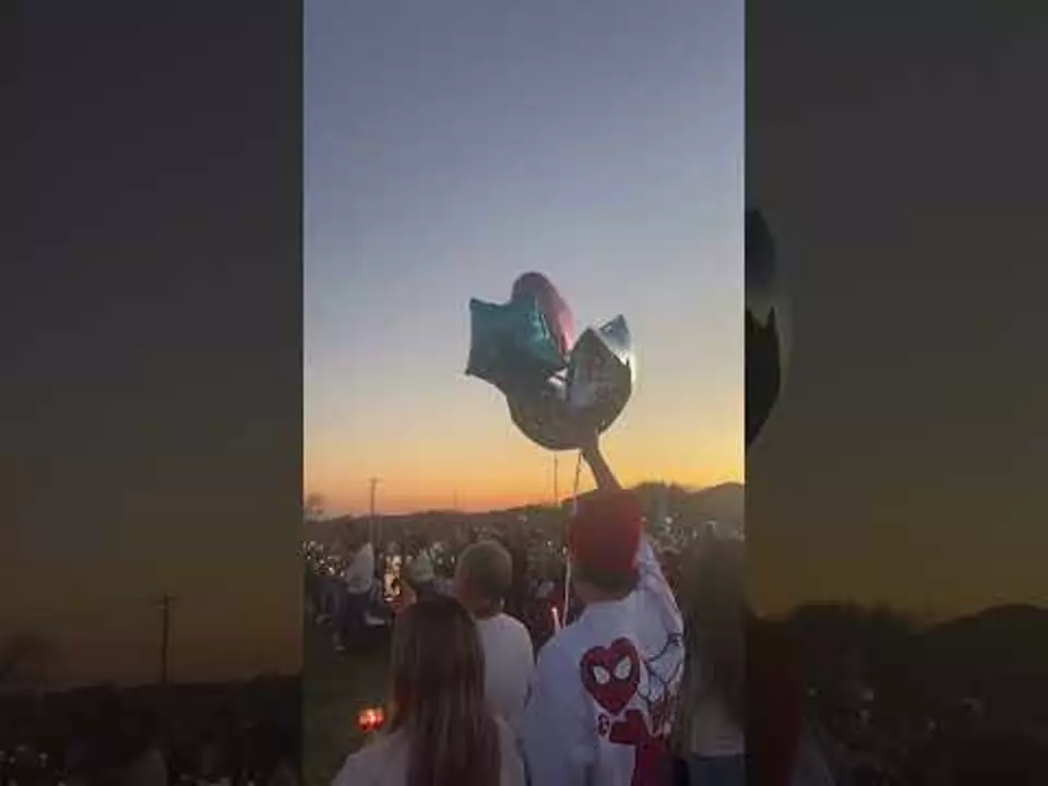 Hundreds mourn Camila Mendoza Olmos at candlelit balloon release