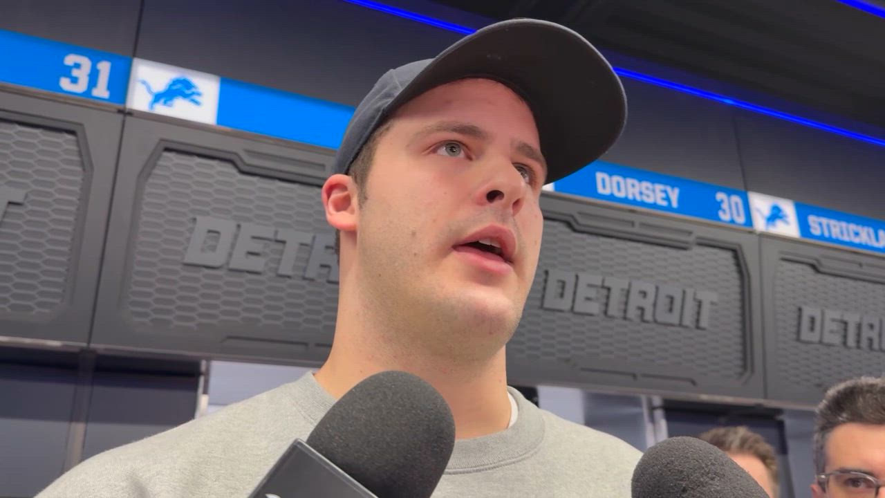 Detroit Lions TE Sam LaPorta discusses back injury return timeline