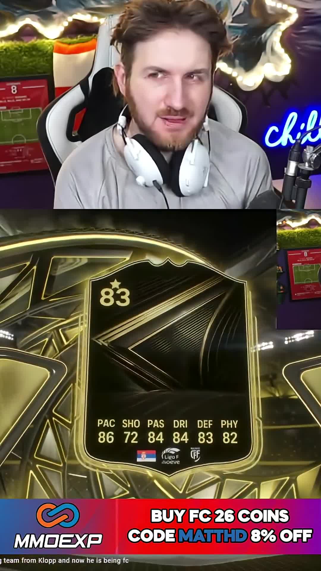 I packed a walkout from a silver pack! Crazy glitch! #fc26 #shorts