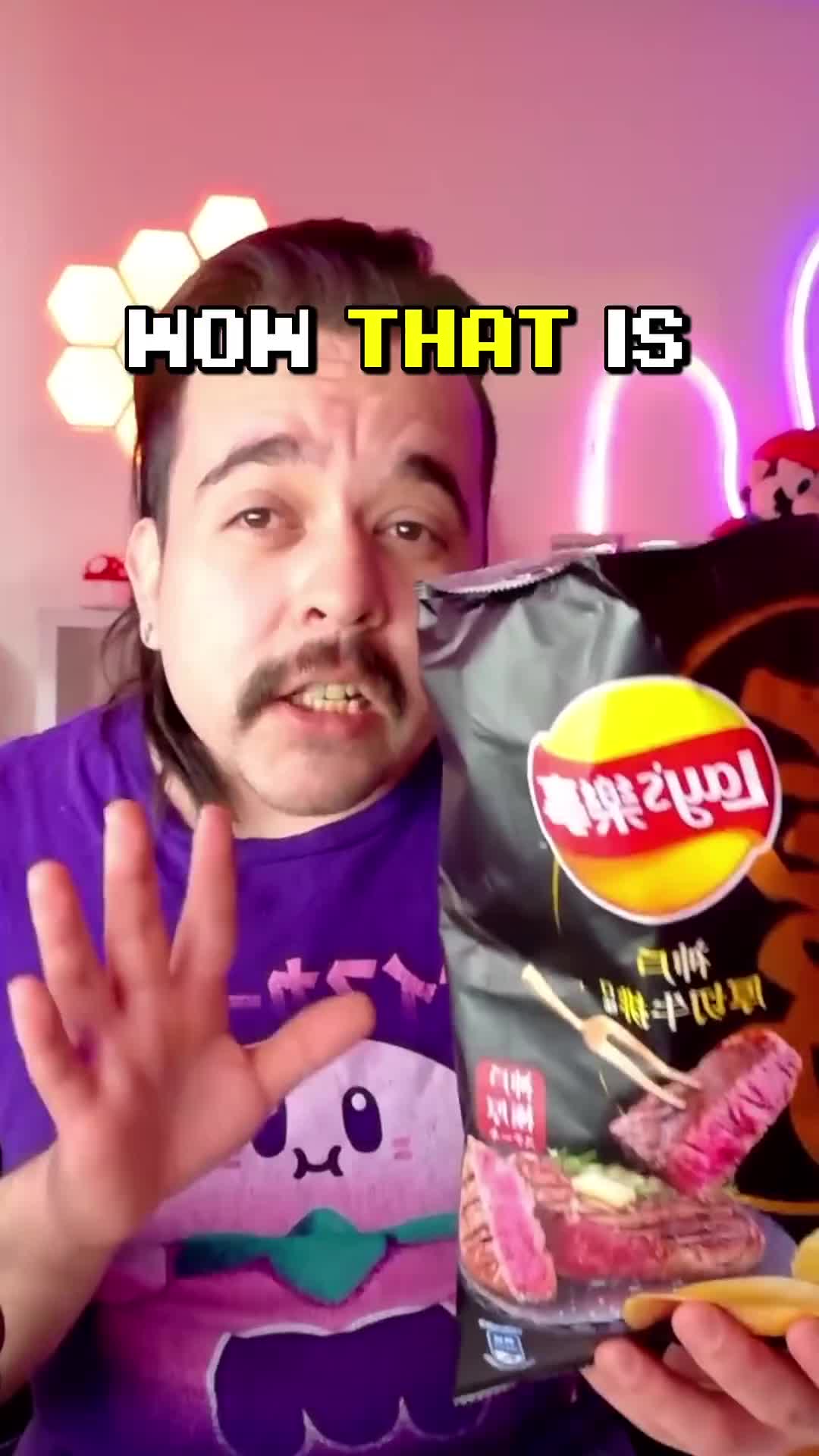 Do Lay's Kobe beef chips really taste like steak? #shorts