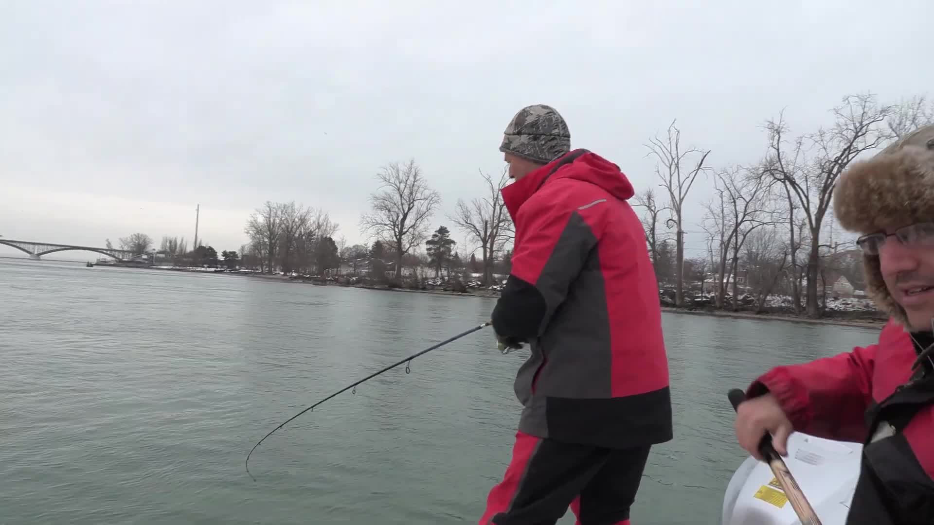 Catching winter walleye