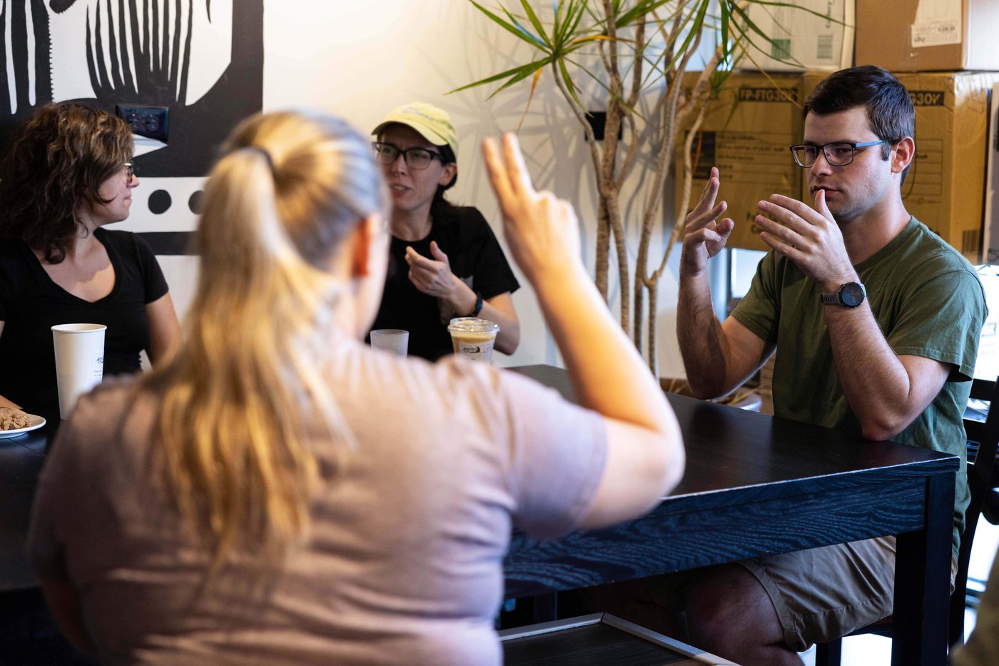 This cafe takes orders in sign language. It's cherished by the Deaf ...