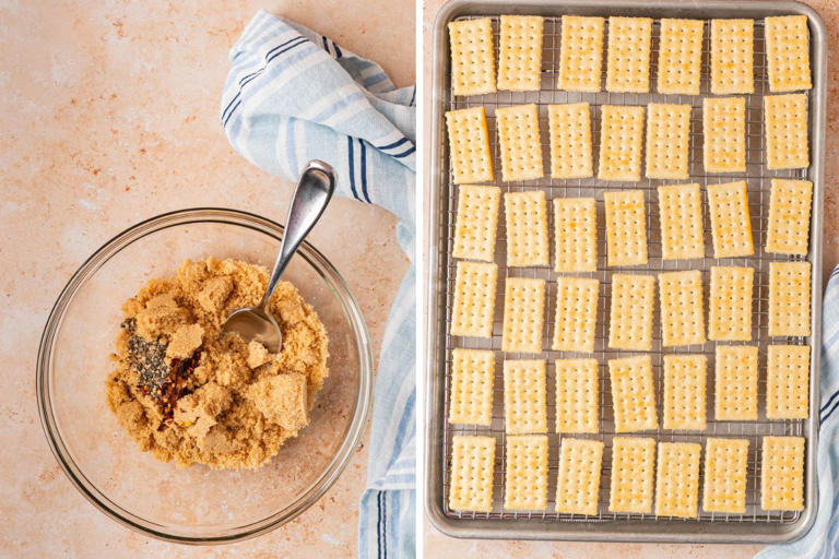 These bacon cracker bites disappear fast on game day