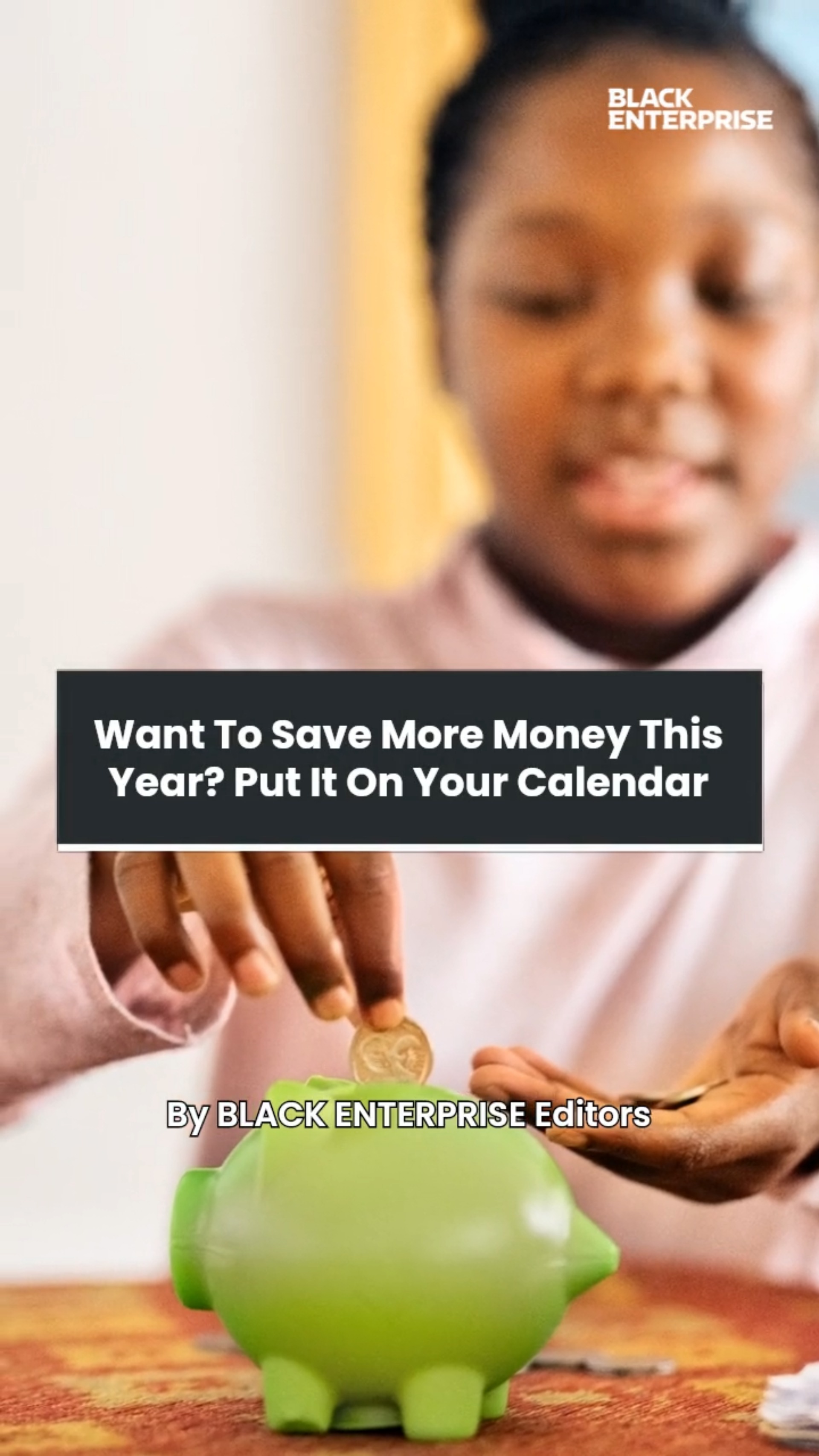 Want to save more money this year? Put it on your calendar
