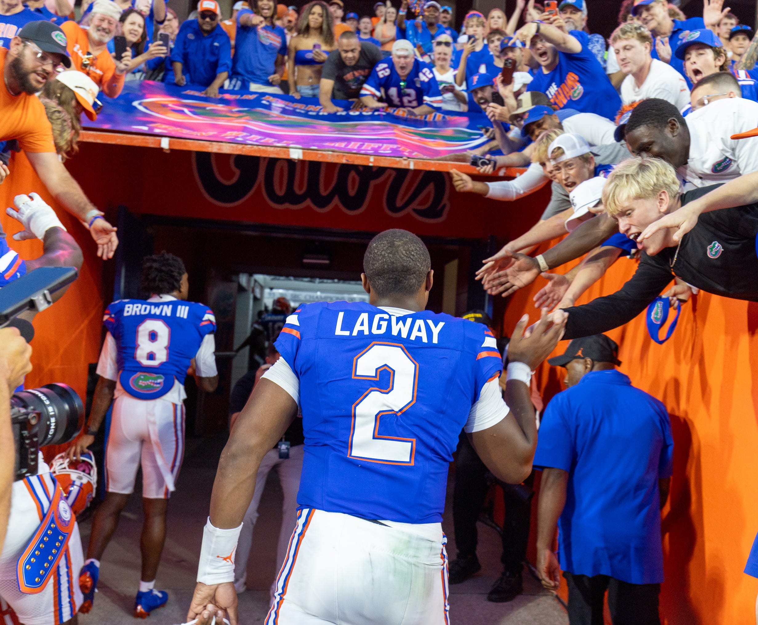 Florida football coach Jon Sumrall says he didn't run off QB DJ Lagway