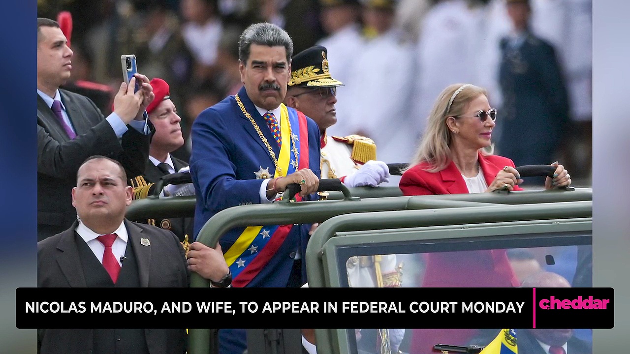 Nicolas Maduro and wife to appear in federal court Monday
