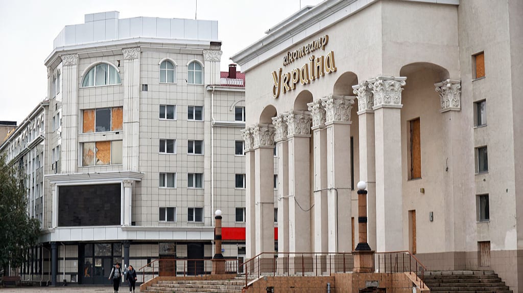 Partial blackout in Kherson after Russian attack