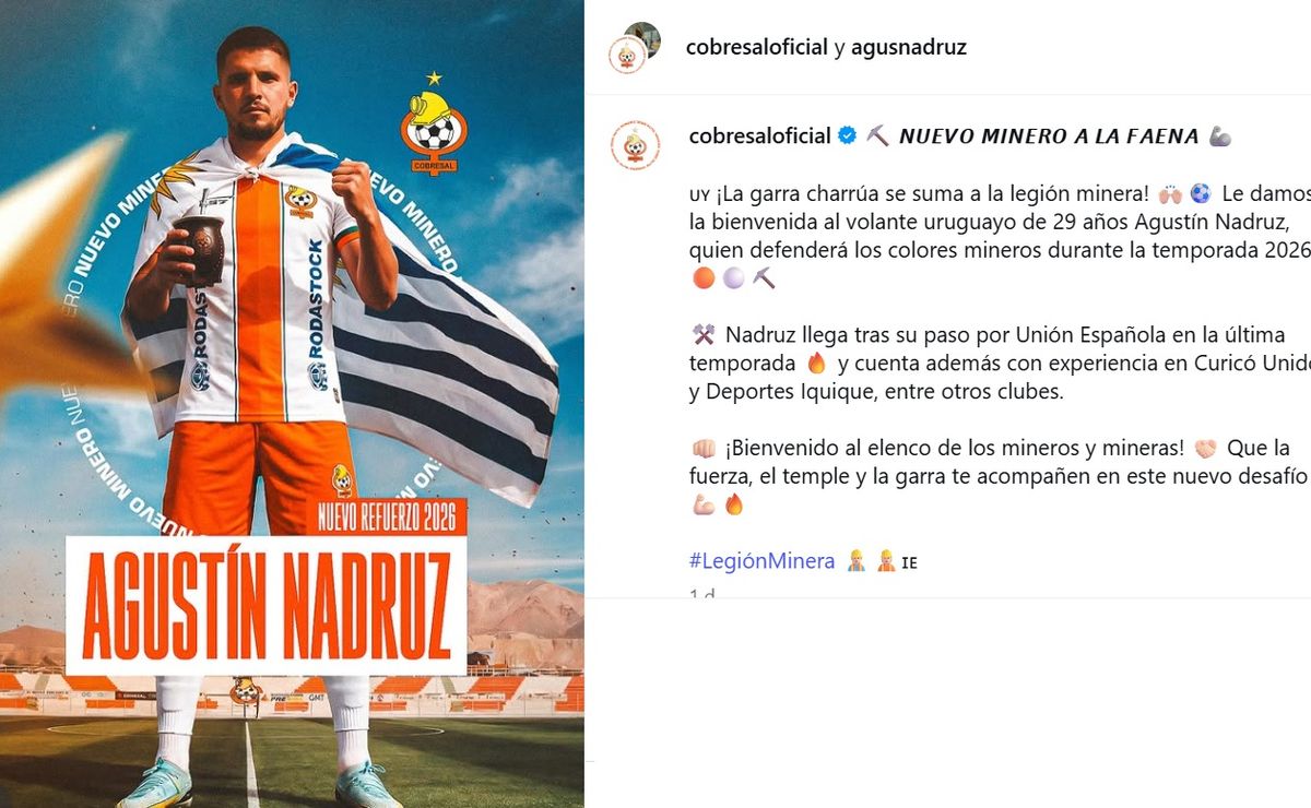 Nuevo minero: Unión Española despide a una de sus figuras y ya fue ...