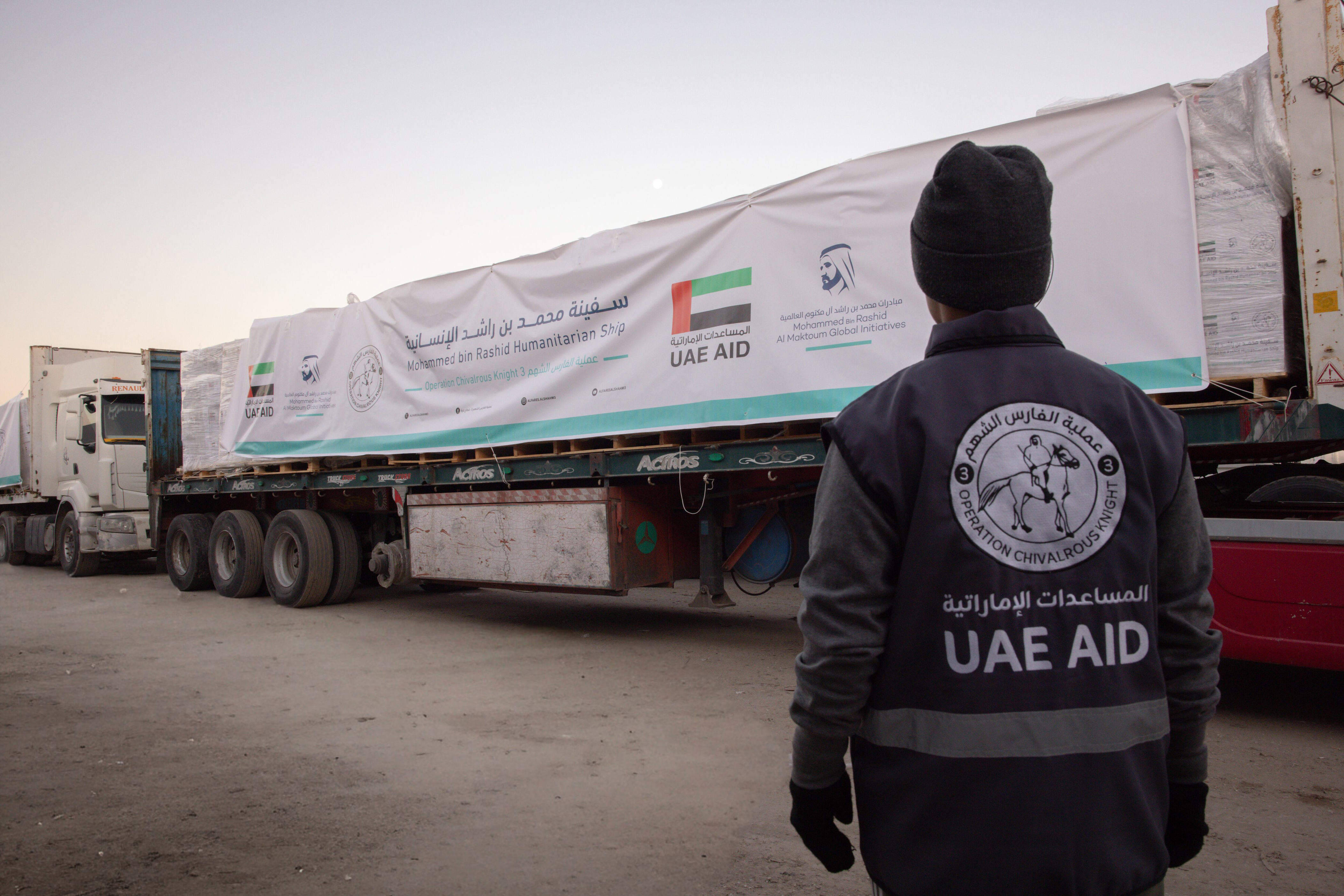 Gaza aid delivered by UAE humanitarian ship enters enclave