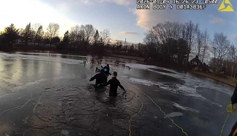 NJ boy rescued by cops after falling through ice: Police
