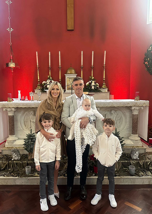 Irish model Mary Lee Lally looks glam as she celebrates baby's christening