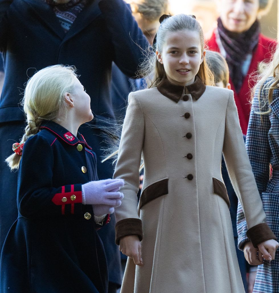 Princess Charlotte showed her 'confidence' alongside senior royals