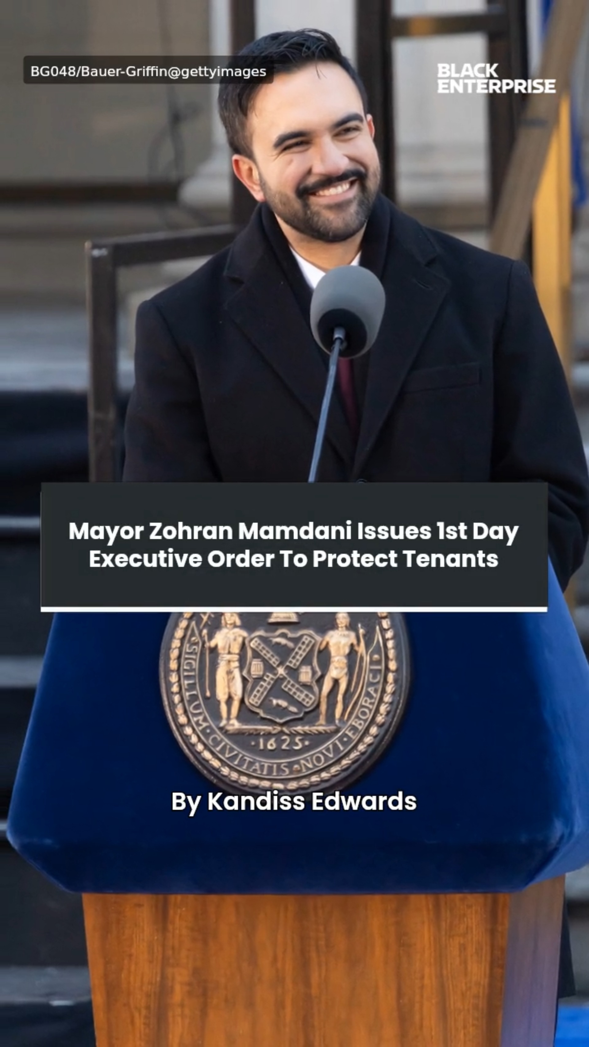 Mayor Zohran Mamdani issues 1st day executive order to protect tenants