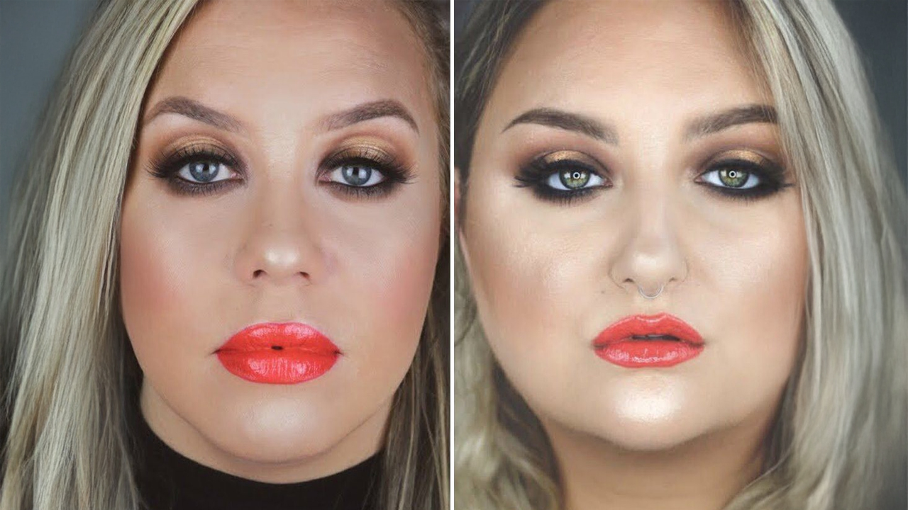 Trying a RawBeautyKristi makeup tutorial