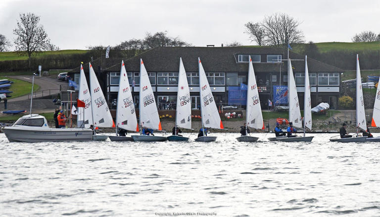 Young sailors compete for honours at Draycote Water