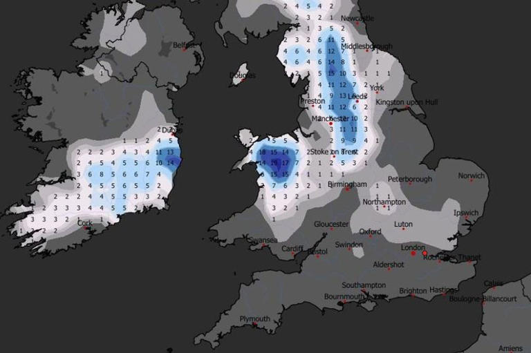 New snow front could hit Wales this week with blizzards possible