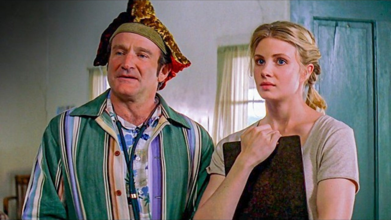 Patch and Carin start falling in love - Patch Adams