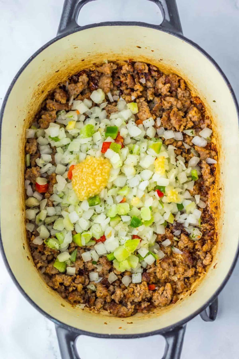 This one-pot potato and sausage chowder is comfort in a bowl