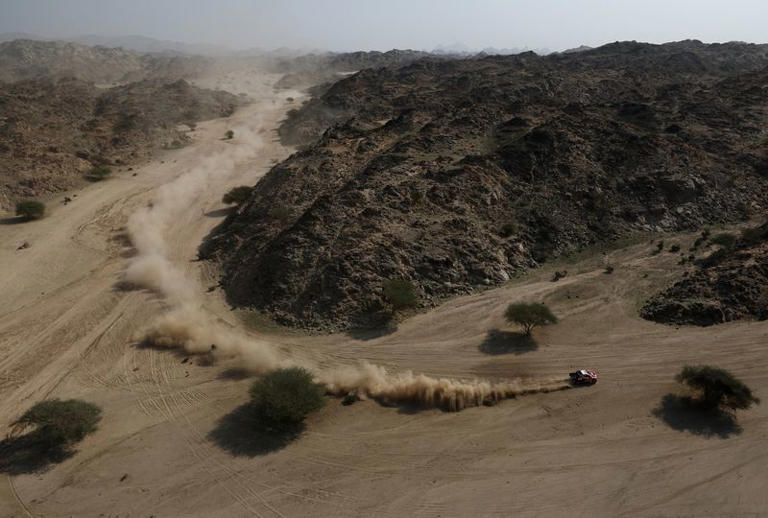 Rallying: High five for Toyota but Al-Attiyah leads after Dakar second ...