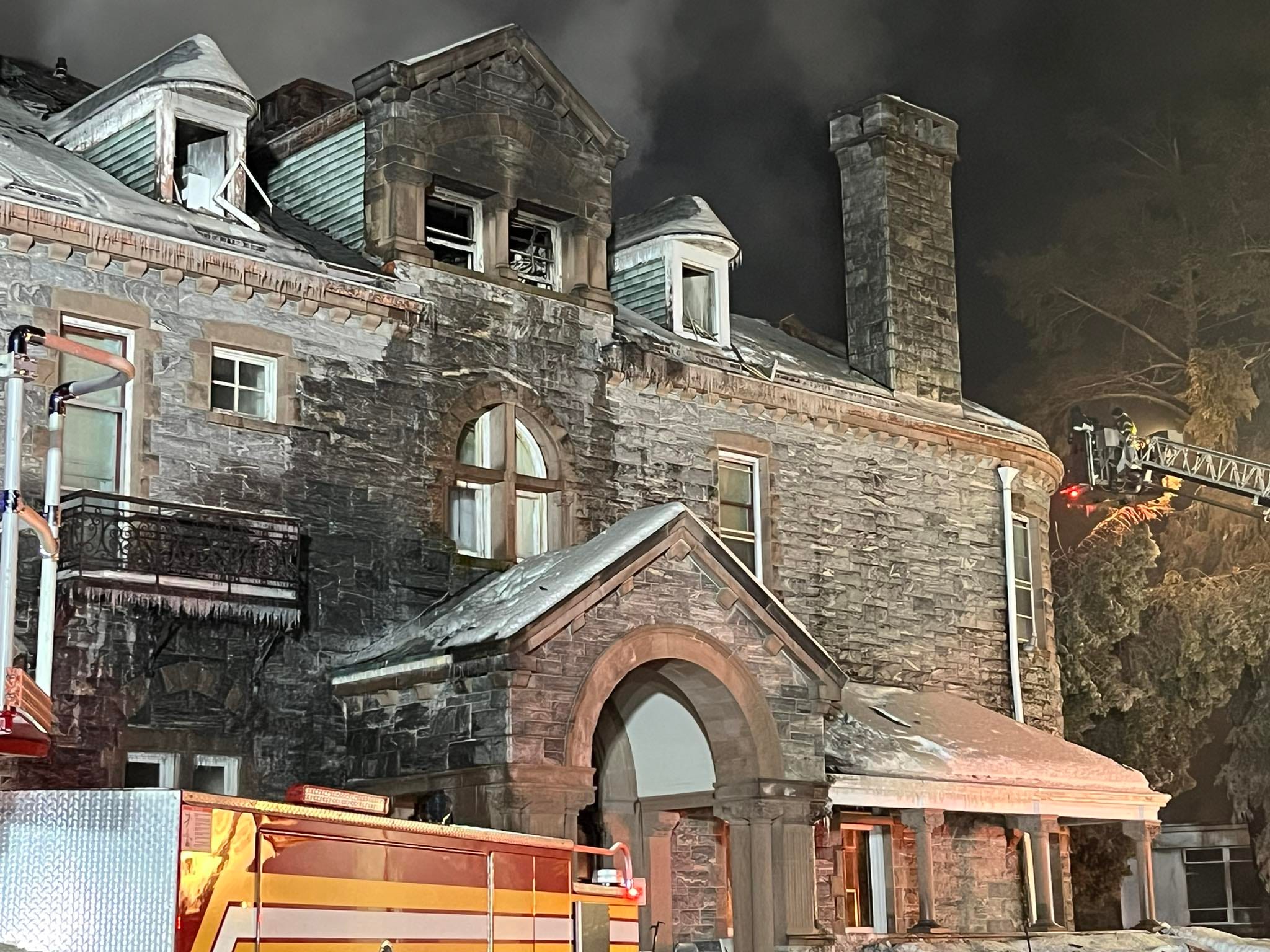Crumwold Hall fire was a 33-hour emergency operation. What caused it?