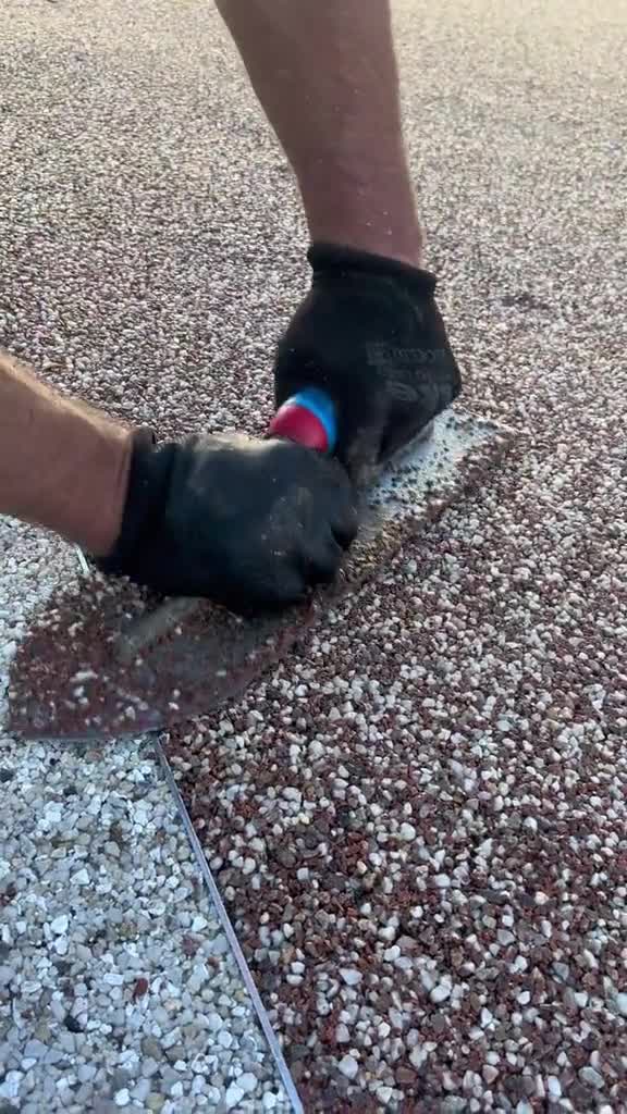 How I get a perfect smooth finish on resin bound gravel