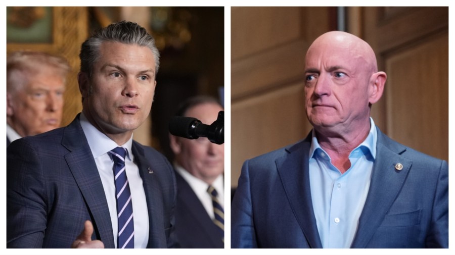 Hegseth moves to demote Mark Kelly over 'illegal orders' video