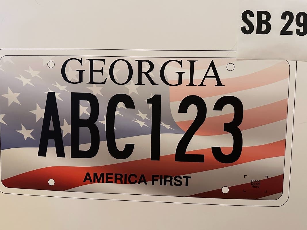 'America first,' 4 other new license plates now offered in GA