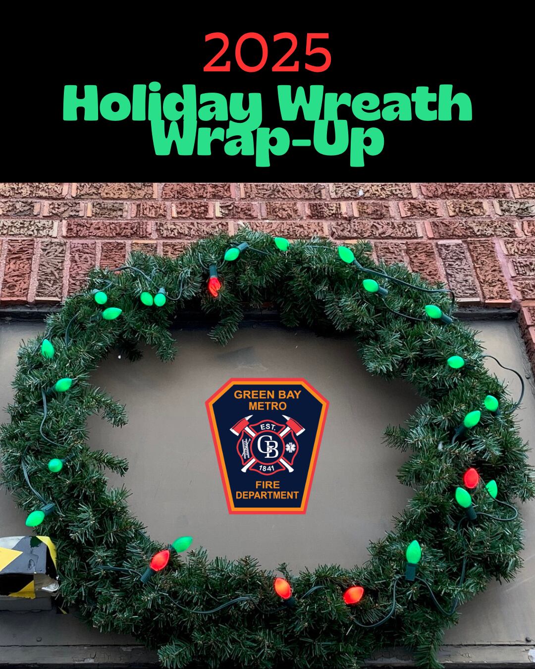 Green Bay firefighters record five fires during 2025 wreath program