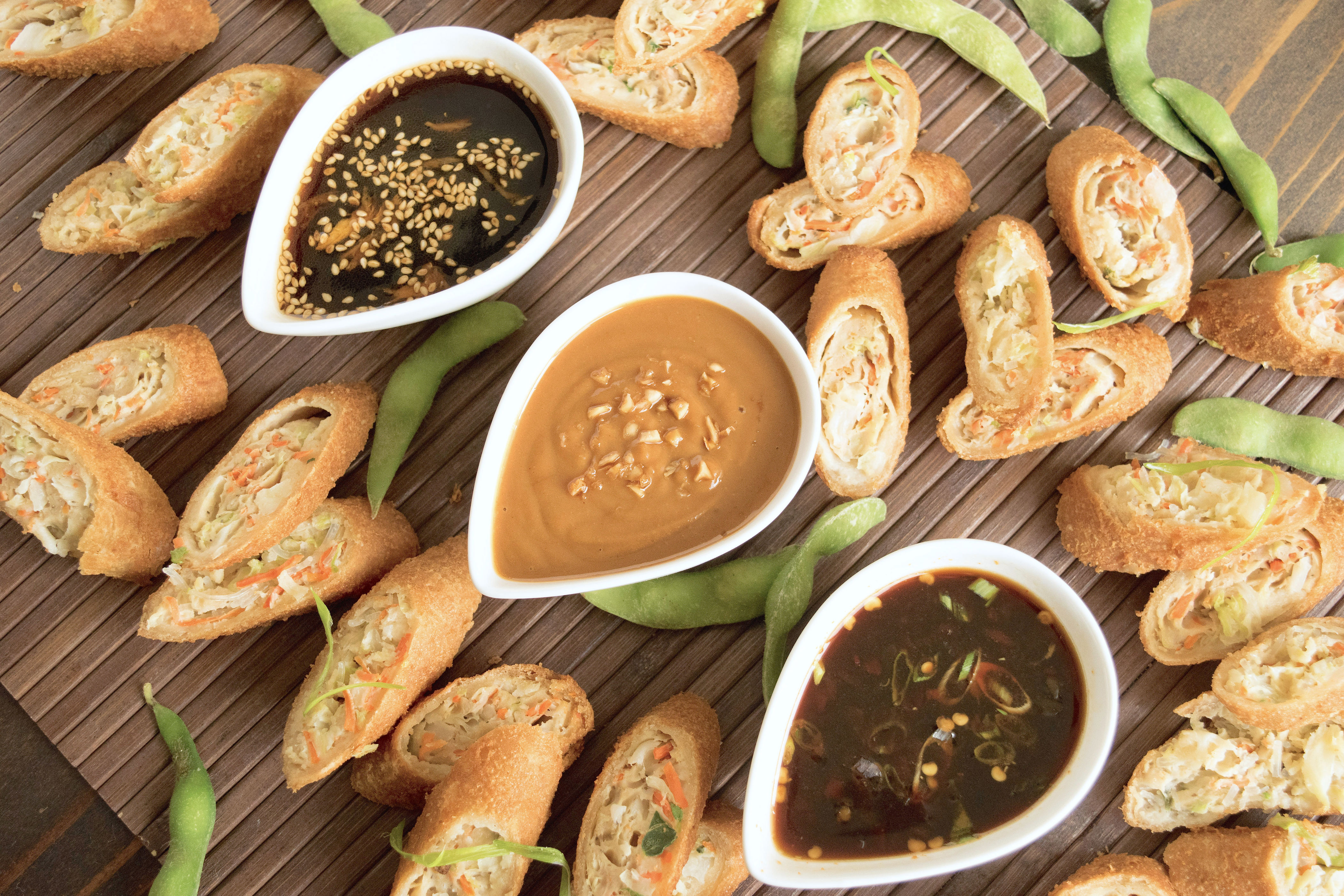 Trio of Asian dipping sauces