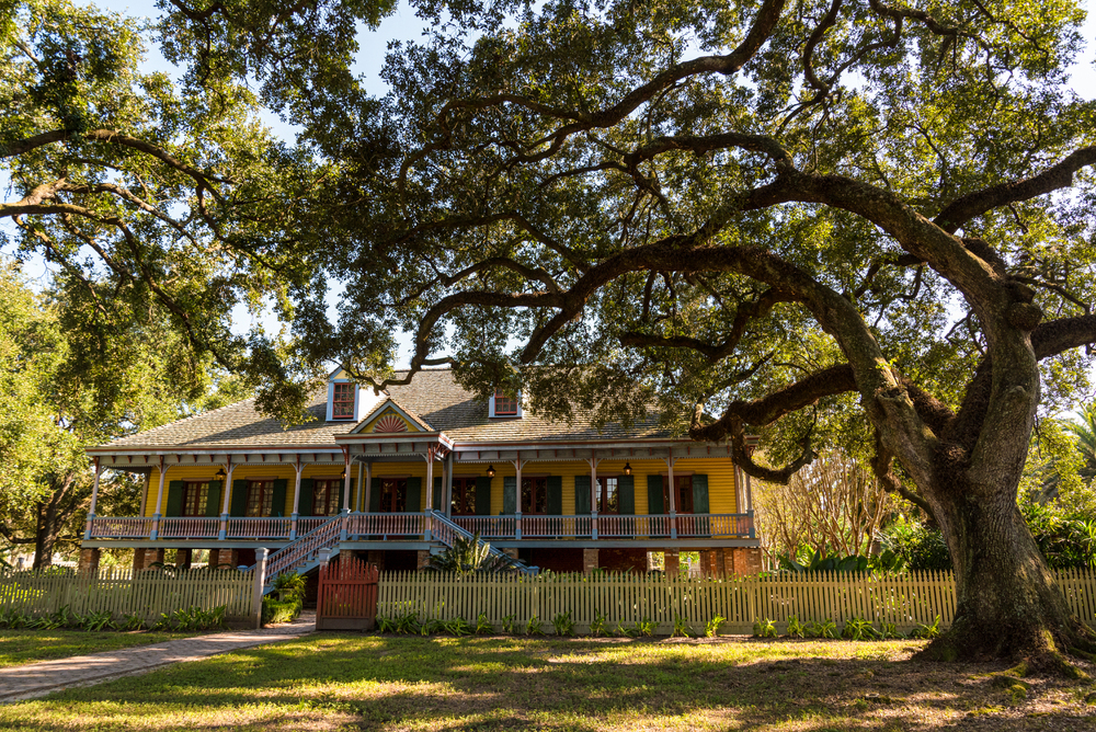 Historic plantations in Louisiana