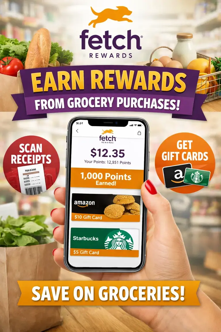Fetch Rewards app: Earn rewards from grocery purchases