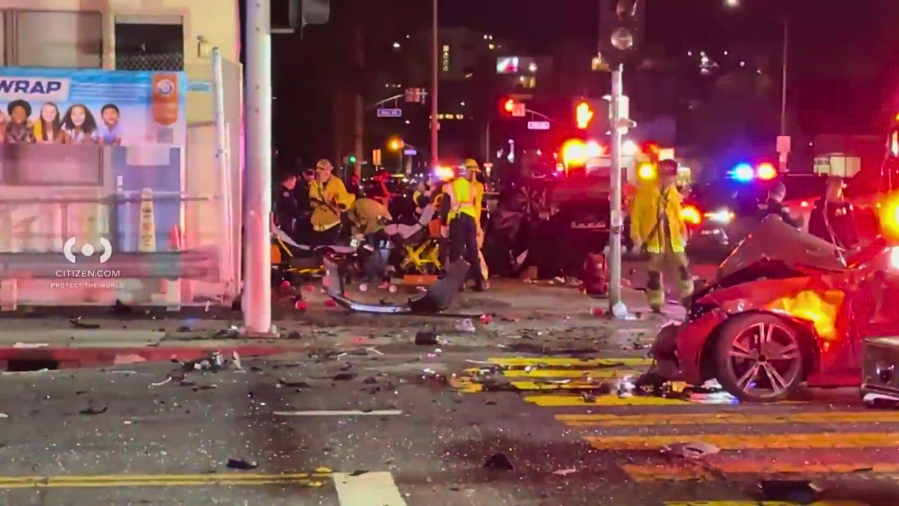 Police search for driver after hit-and-run kills 2 in Long Beach