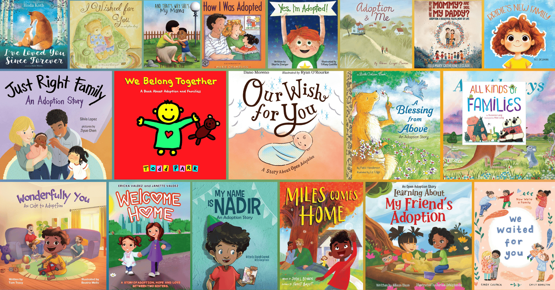 Children's books about adoption that teach kids important lessons