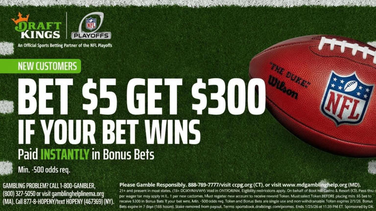 Use DraftKings promo code to get $300 in bonus bets by targeting ...