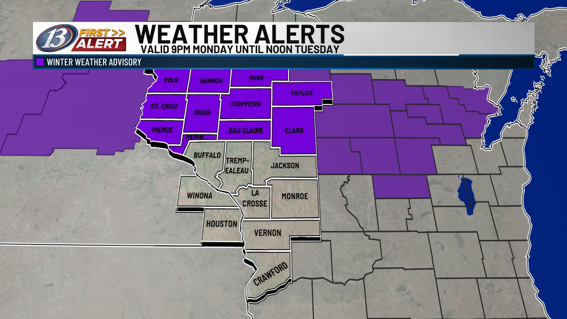 13 First Alert: Freezing rain to cause slippery/icy roads tonight and ...