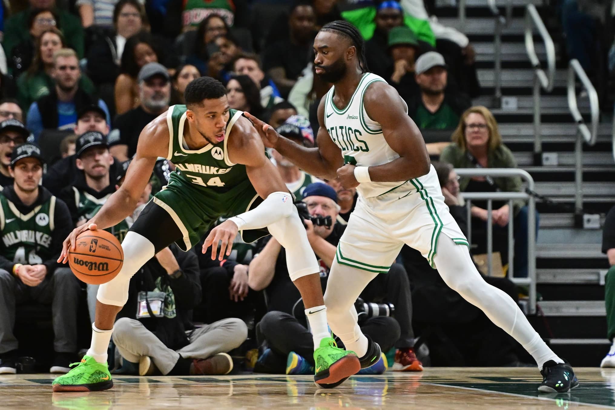 NBA insider proposes Giannis Antetokounmpo for Jaylen Brown blockbuster ...