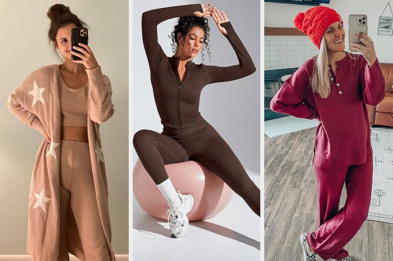 35 cozy matching sets you’ll wanna wear all day, every day until warm ...