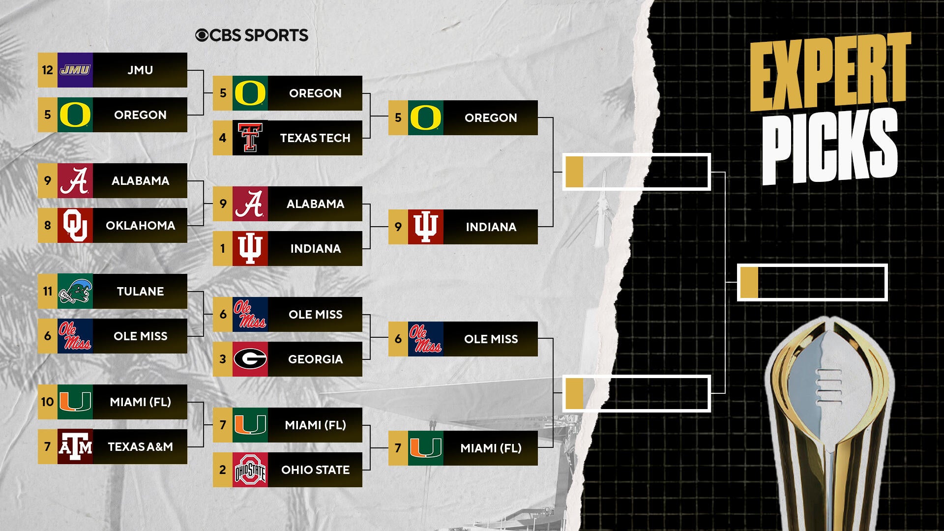 College Football Playoff bracket picks: Second-chance expert ...