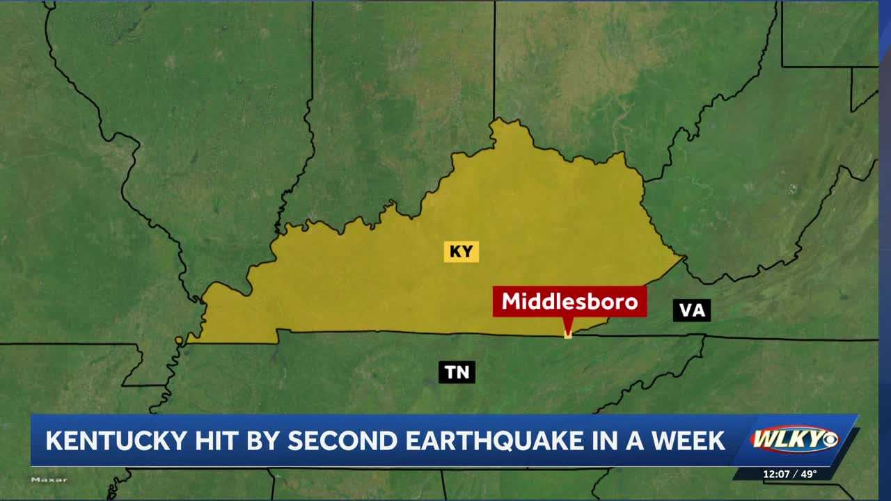 Kentucky experiences 2nd small earthquake in a week