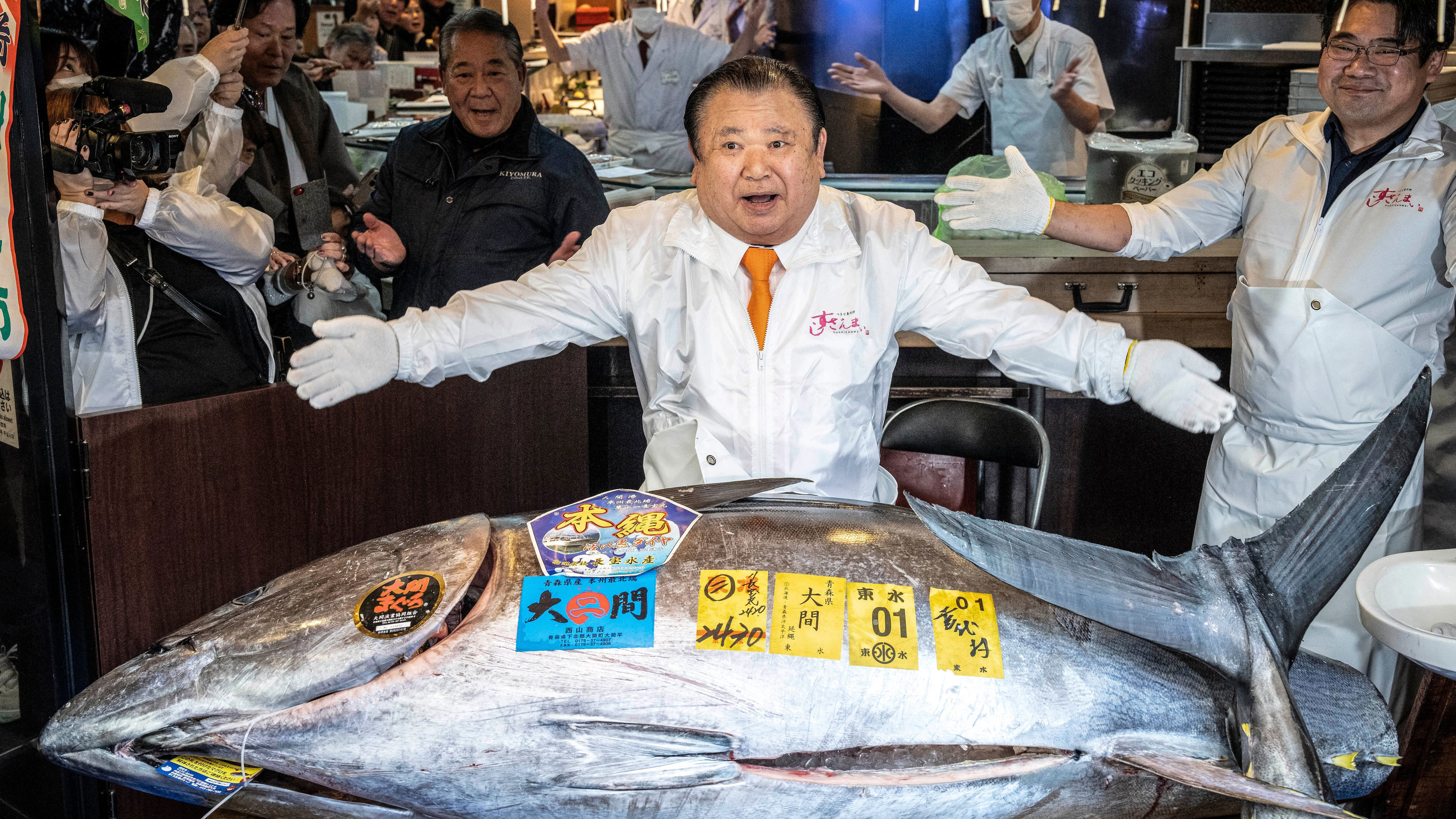 Tuna king sets new record for most expensive bluefin ever bought