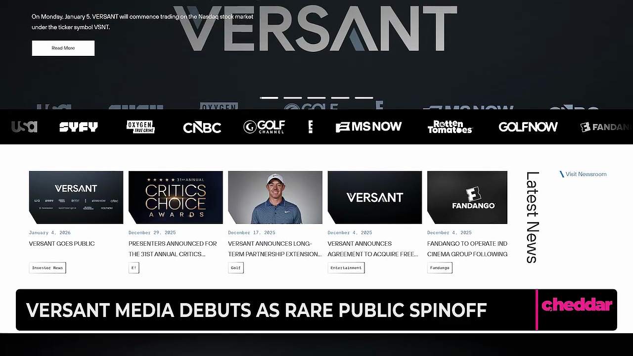 Versant Media debuts as rare public spinoff