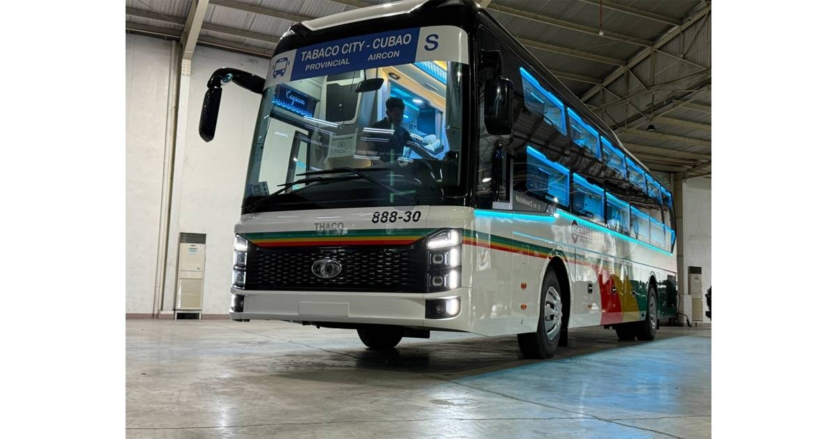 Cagsawa Travel introduces Thaco sleeper buses for long-haul routes