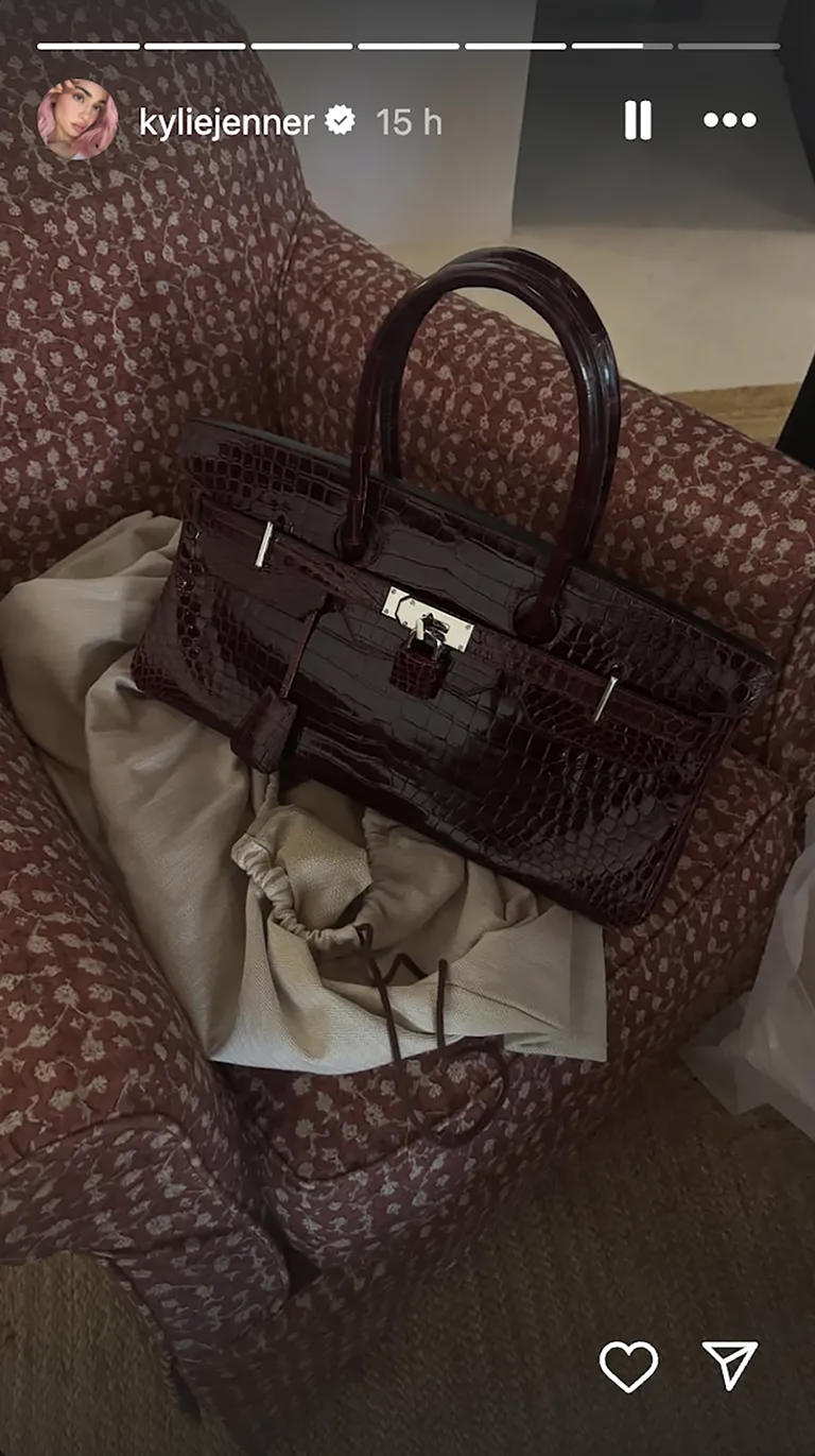Kylie Jenner’s $136K worth of luggage includes two croc Birkin bags and ...
