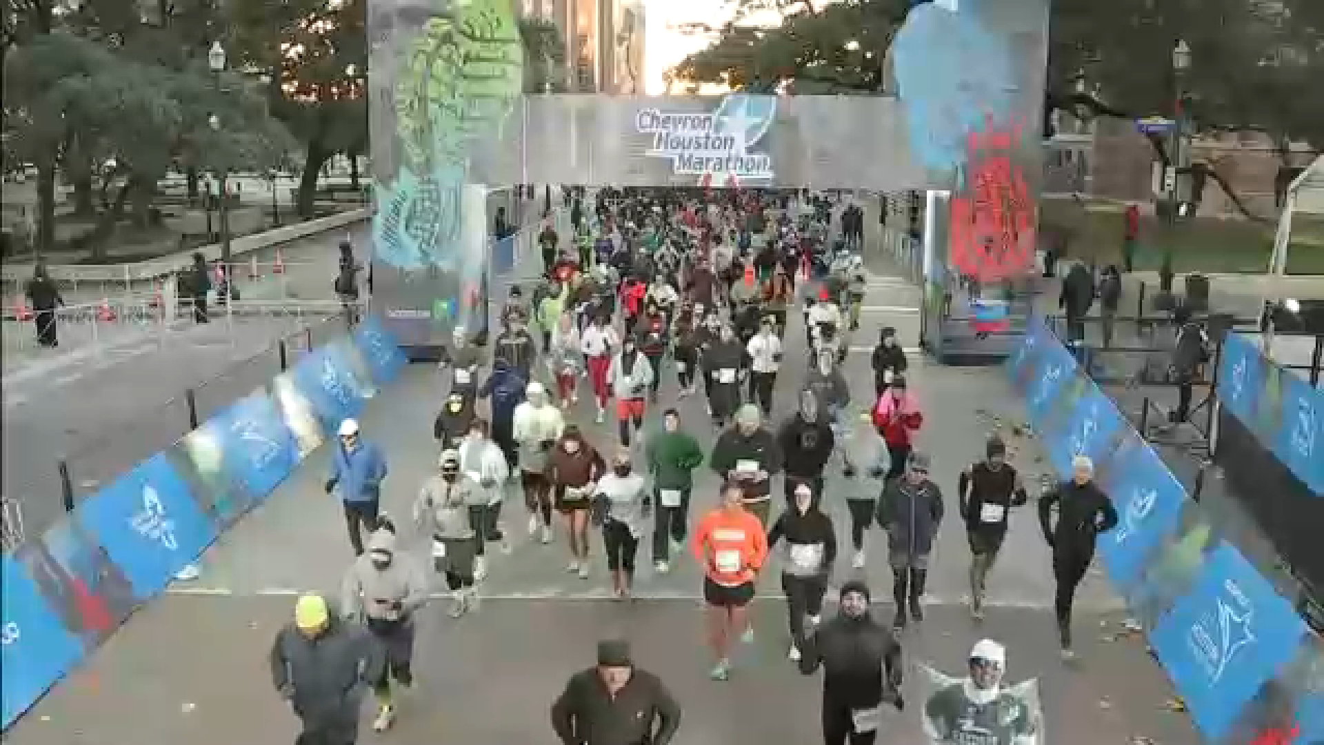 Closures, courses, and where to watch 2026 Chevron Houston Marathon and ...