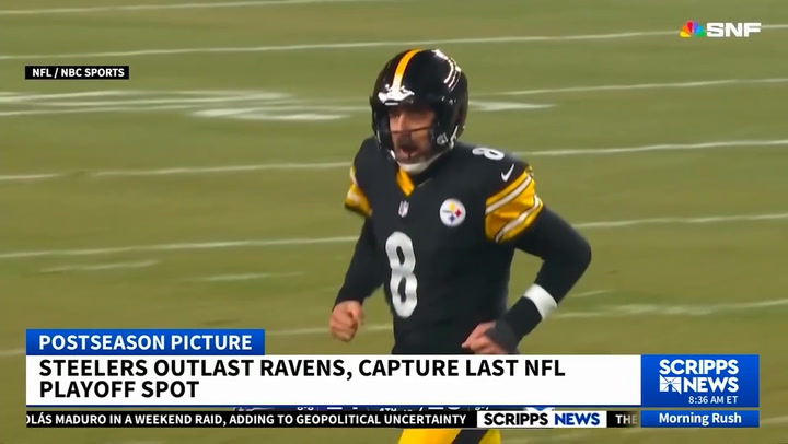 Steelers clinch playoff spot in dramatic Week 18 finale